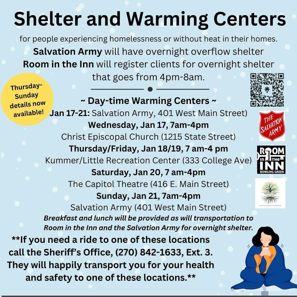 Hazardous Weather Bulletin: Warming Centers Available Through Jan. 21 ...